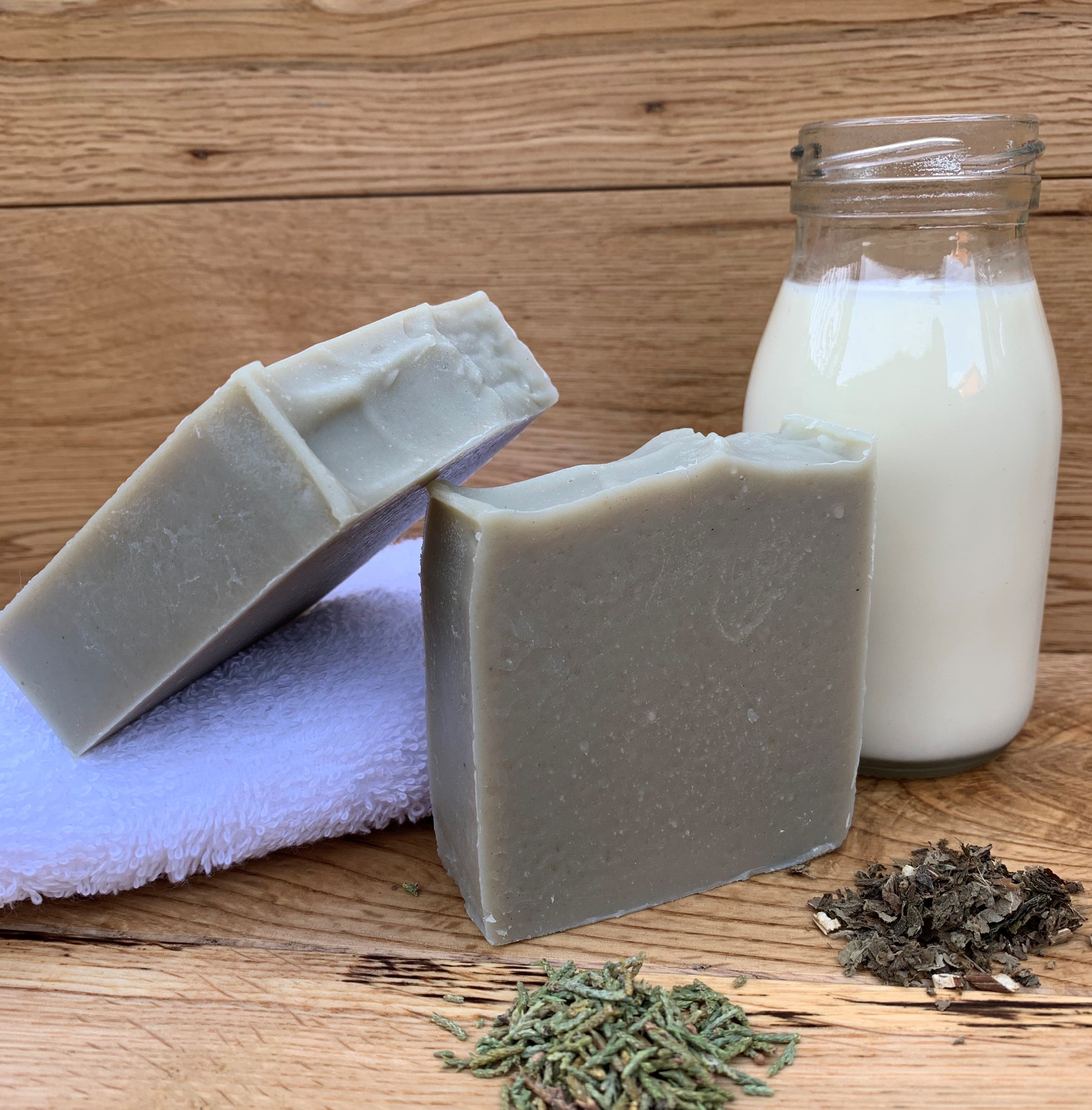 Cedarwood and Patchouli cow milk soap - Cedar Forest – Good Mooed Soap